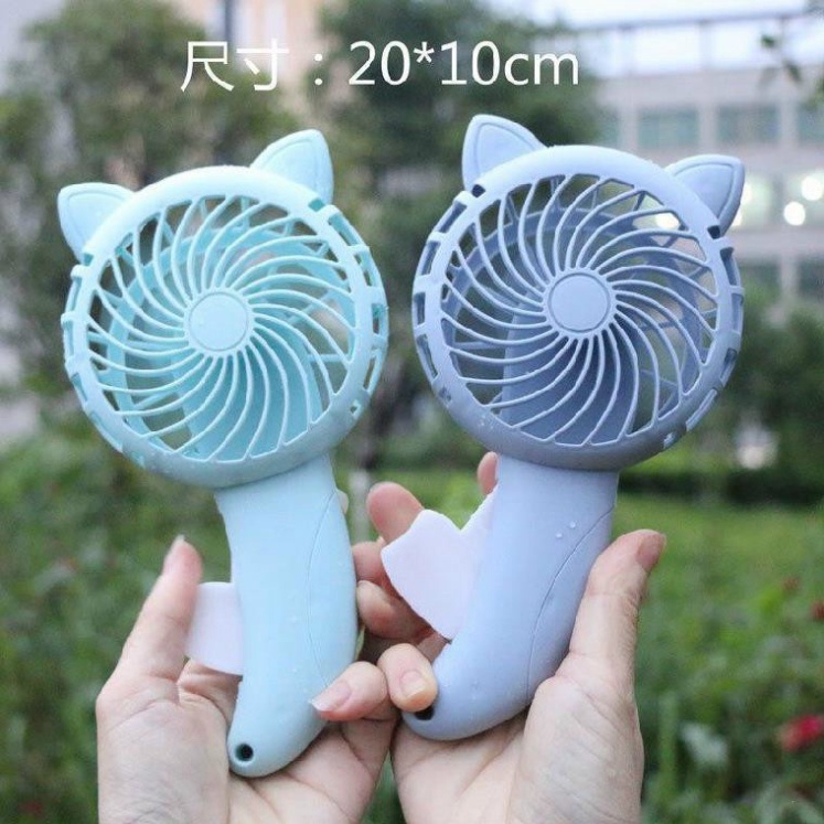 Handheld travel fan with bear ears (HAND FAN) | Shopee Malaysia