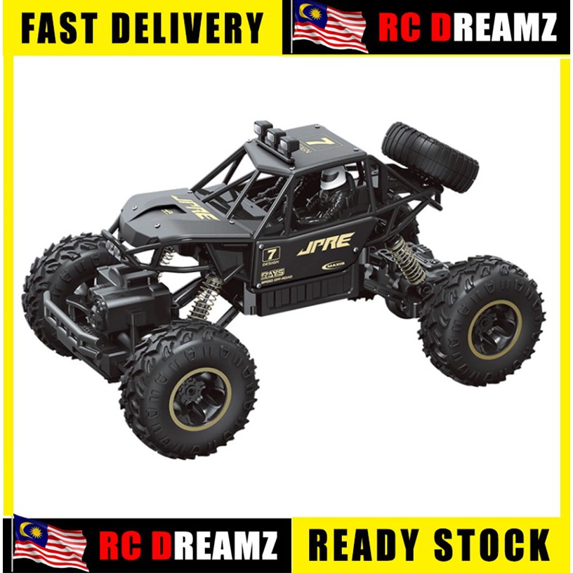 RcDreamz Rc Car 1/16 Rc Crawler Metal 2.4G Rock Climber 4X4 Remote ...