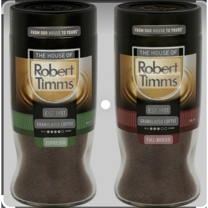 ROBERT TIMMS GRANULATED COFFEE - EXPRESSO AND FULL BODIED | Shopee Malaysia