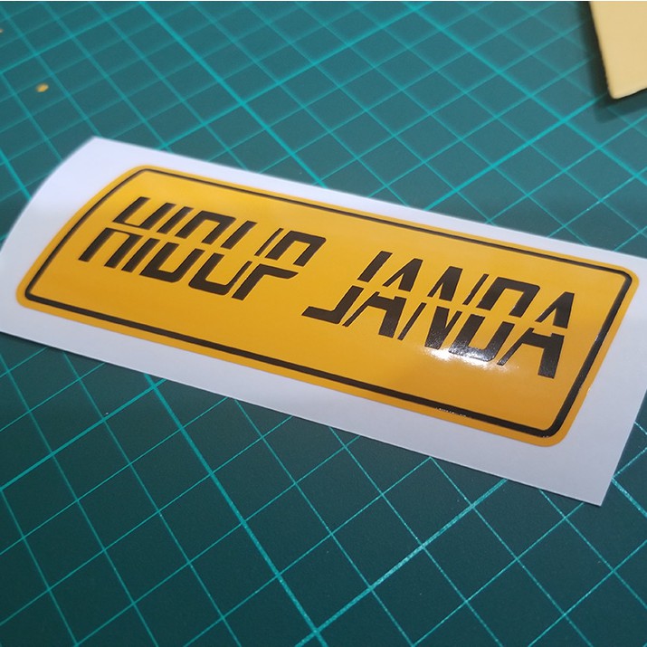 Sticker Hidup Janda 1.5 inci(cutting) | Shopee Malaysia