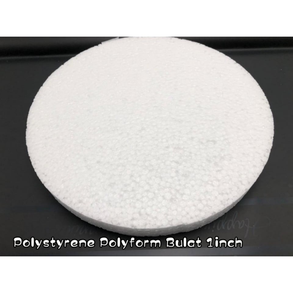 1pc Polystyrene Polyform Gabus Bulat 1inch/ 2inch | Shopee Malaysia
