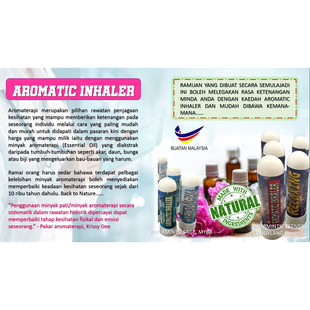 Inhaler Anxiety & Mental Illness ( pilih 1 dari 3 inhealer Mind ...