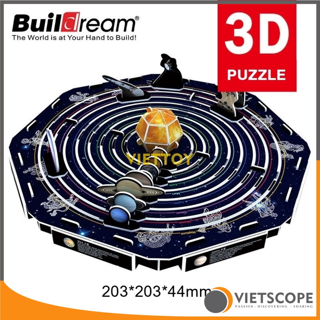 Buildream 3D model assembly kit Solar System - Solar System - MH008 ...