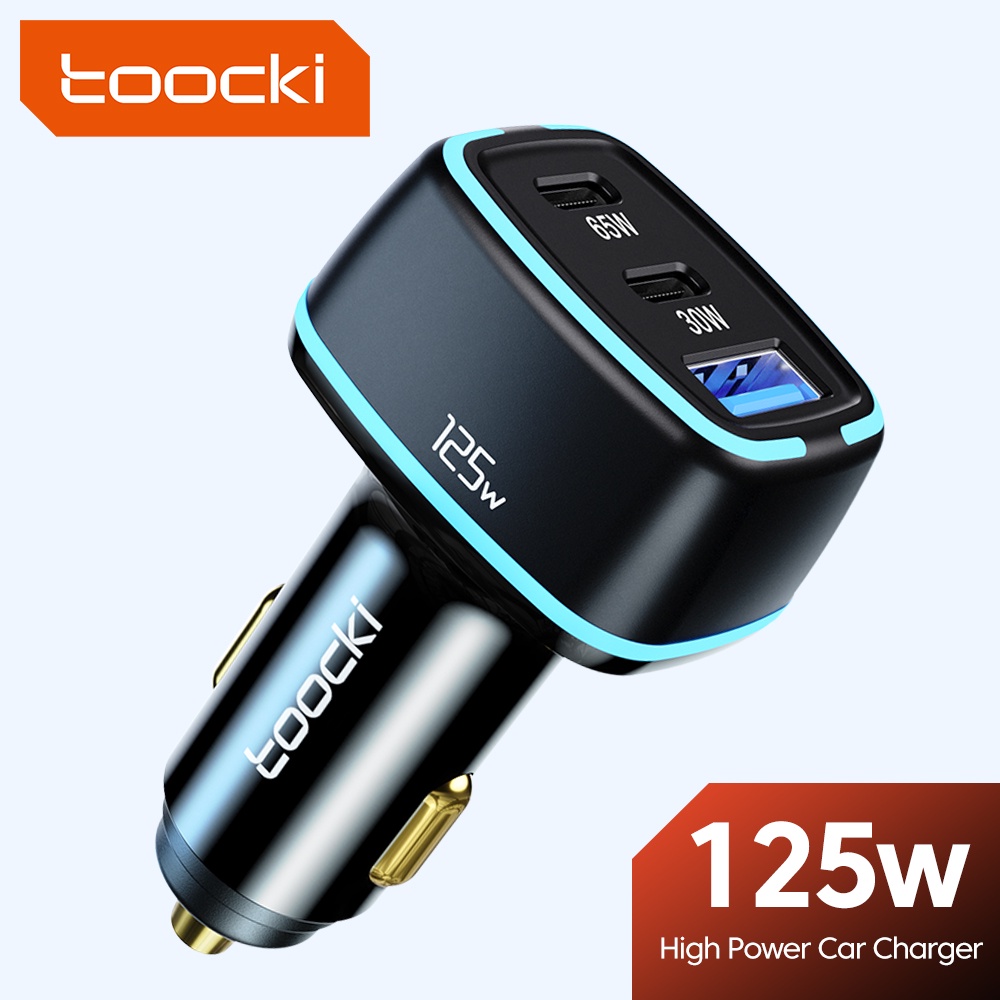 Toocki Car Charger QC3.0 Quick Charge PPS PD+QC3.0 Fast USB Type C ...