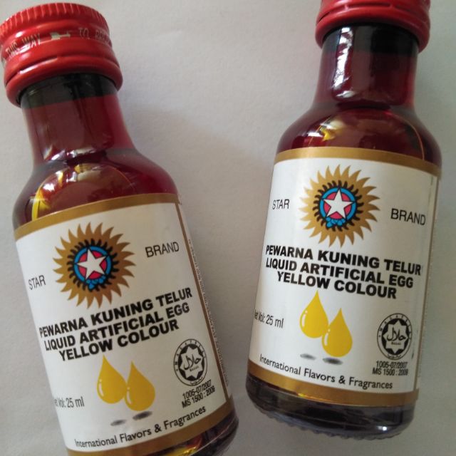 STAR BRAND Egg Yellow Color 25ml | Shopee Malaysia