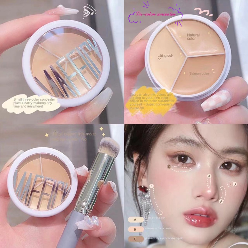 Three color concealerliquid concealerprimer blendinglong-acting ...