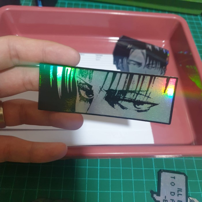 Slap Anime Sticker - S0180 - Attack on Titan - Levi Ackerman | Shopee ...