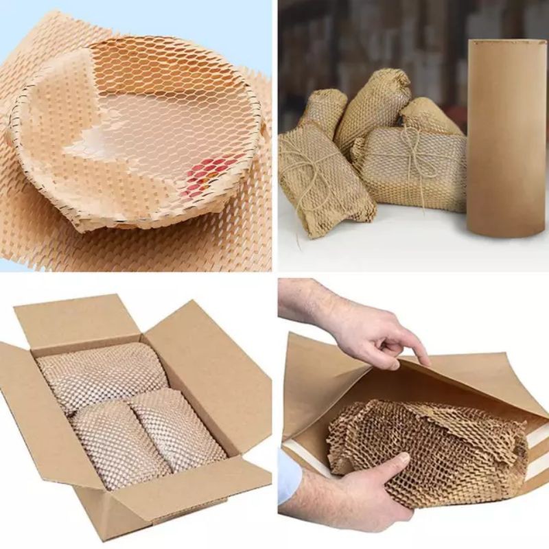 Ready Cut Honey Comb Paper Wrap Craft Paper Wrapper Biodegradable ...