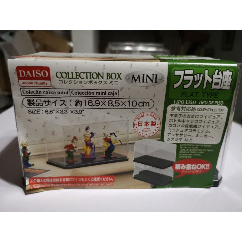 Japan Stackable Collection Box Stair Type Figure Display Case Daiso Toy ...