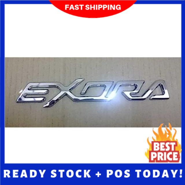 PROTON EXORA BOLD AND CPS REAR BONNET WORD EMBLEM LOGO | Shopee Malaysia