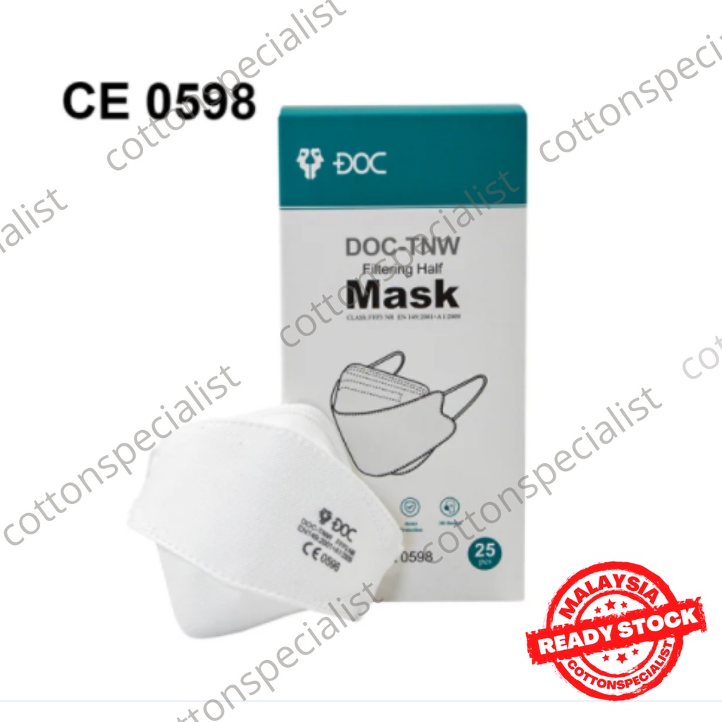 [ 1 BOX-25PCS] DOC-TNW FFP3 Disposable Face Mask KF94 Individual ...