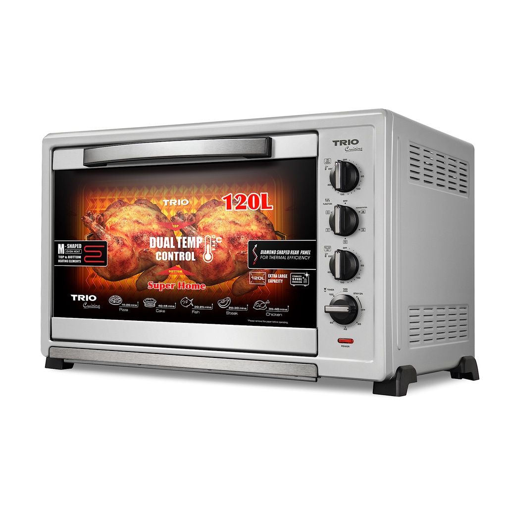 Trio 120L Electric Oven TEO-1212 Extra Large Capacity Electric Oven ...