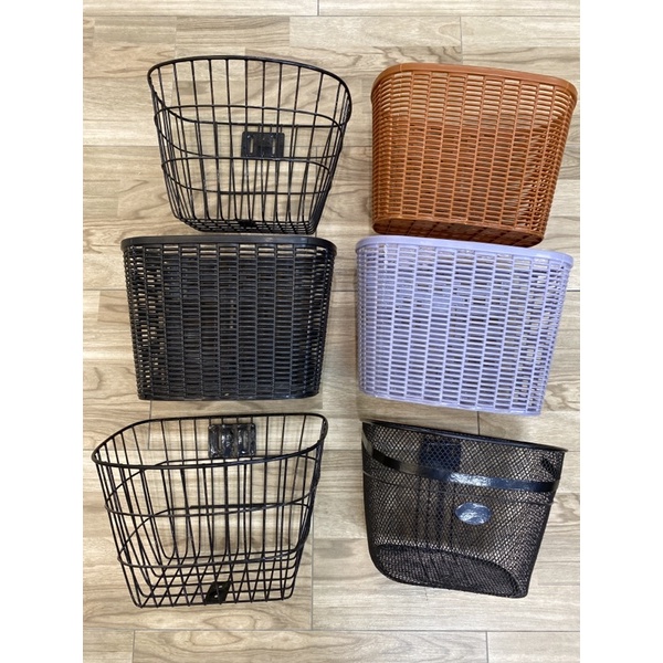 BICYCLE BASKET FULL SET BAKUL BASIKAL MTB LAJAK BAKUL PLASTIK | Shopee ...