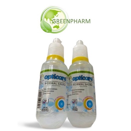 OPTICARE NORMAL SALINE 2X120ML (Exp: 2/26) | Shopee Malaysia