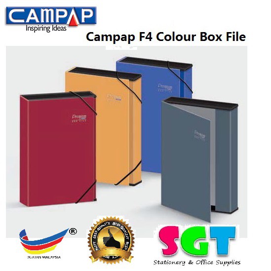 Campap F4 Colour Box File (CA-4977) | Shopee Malaysia