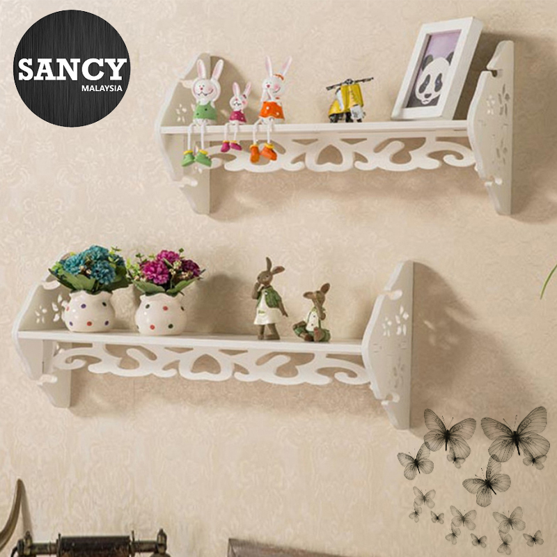 SANCY Simple Deco Rack For Living Room Wall Mounted Shelf Flower Shelf ...