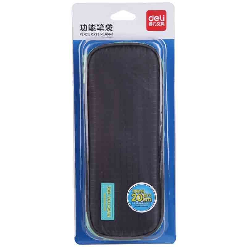 Deli Pencil Case 得力大容量笔袋 - Colour Random Per Pc | Shopee Malaysia