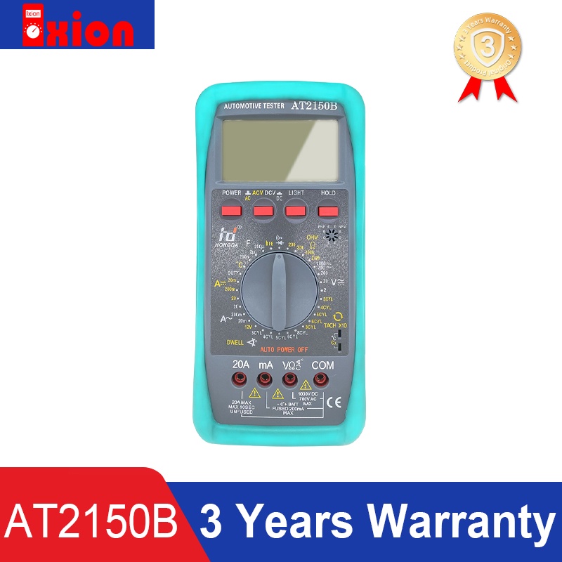 HD AT2150B Automotive Meter Tester Digital Multimeter Tachometer Cap ...