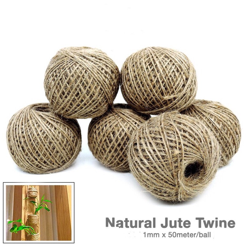 50M+/- TALI GUNI /JUT HEMP ROPE/ TALI HANTARAN/ NATURAL ROPE/ TALI ...