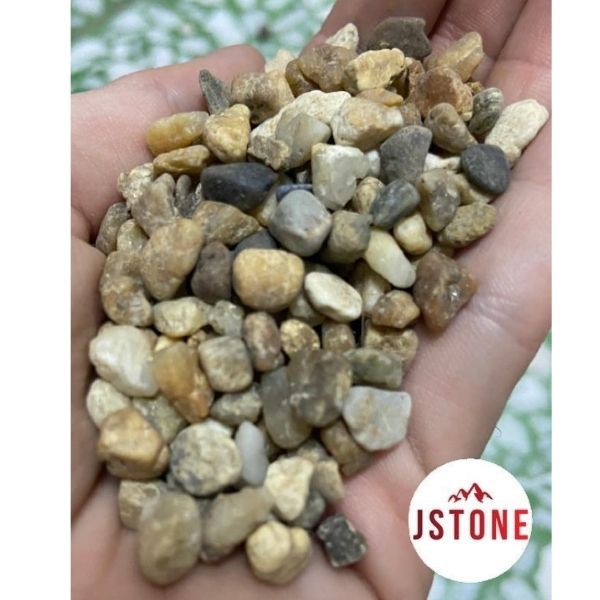 1KG Pebble Gardening Decor Stone Batu Kacang Sungai Batu Hiasan ...