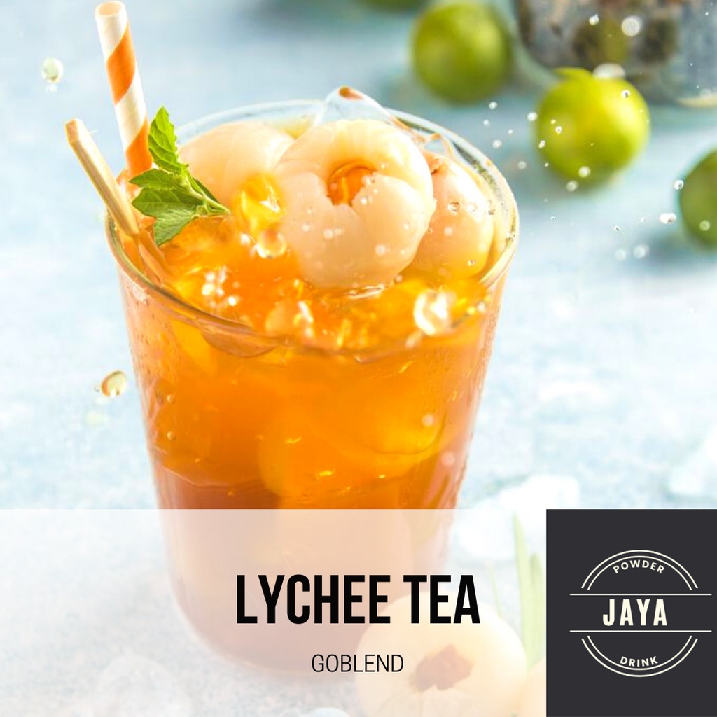 Leci TEA LYCHEE TEA Flavored Drink Powder 1 Kg / Premium LYCHEE Ice TEA ...