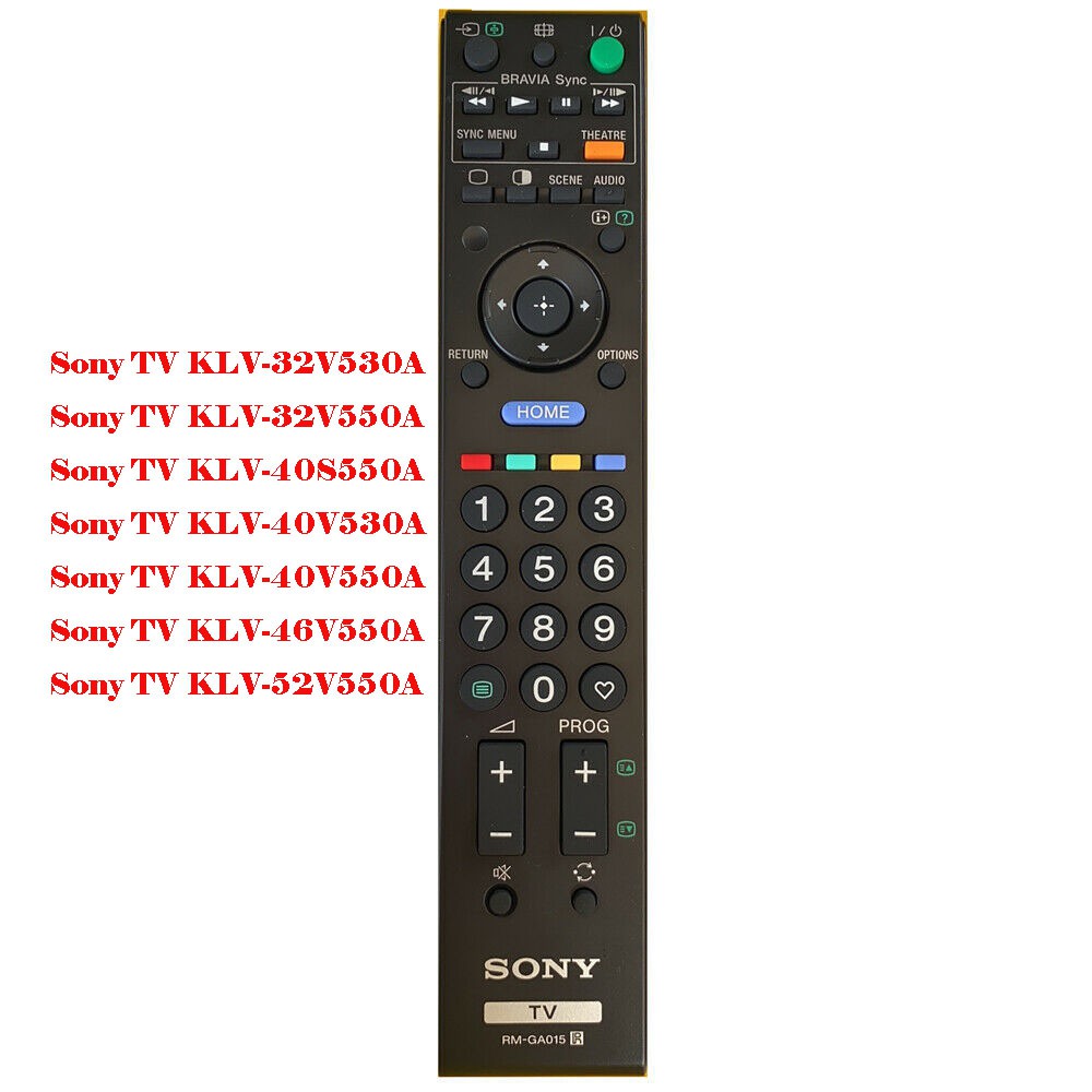New RM-GA015 For Sony LCD LED TV Remote Control KLV-32V530A KLV-32V550A ...
