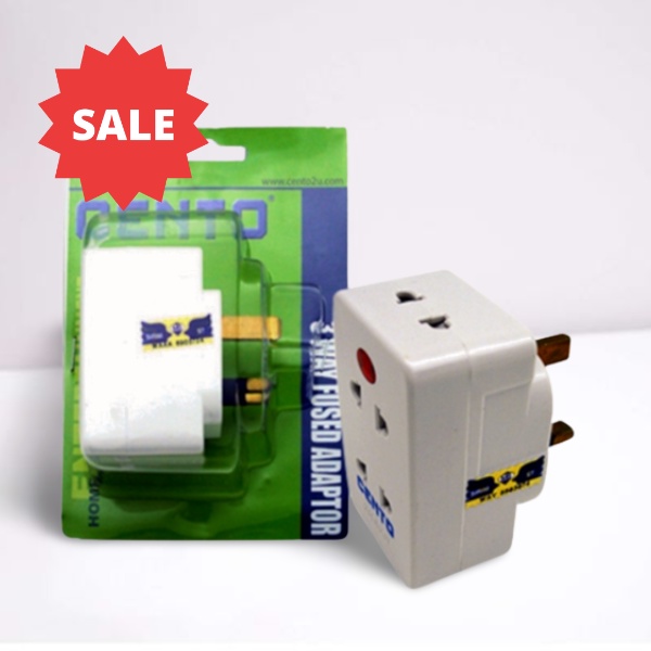 CENTO 4-Way 2Pin Adaptor 13A Sirim Approved (CT-740N) | Shopee Malaysia
