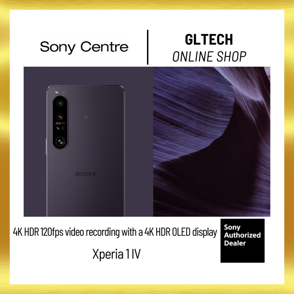 SONY [XPERIA 1 IV] 4K HDR 120fps video recording with a 4K HDR OLED ...