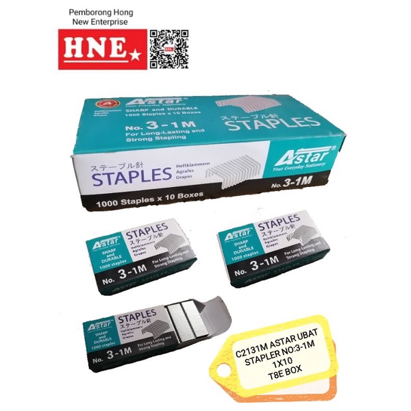 (10 box) No.3 ASTAR DAWAI KOKOT /NO:3-1M UBAT STAPLER /DAWAI KOKOT ...