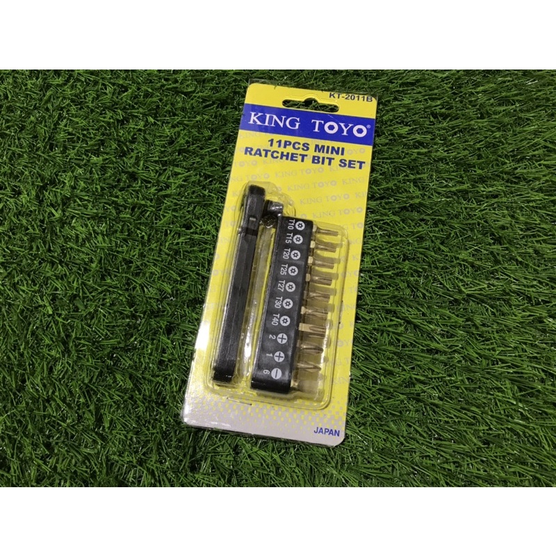 KINGTOYO/KING TOYO 11PCS MINI RATCHET BIT SET (KT-2011B) | Shopee Malaysia
