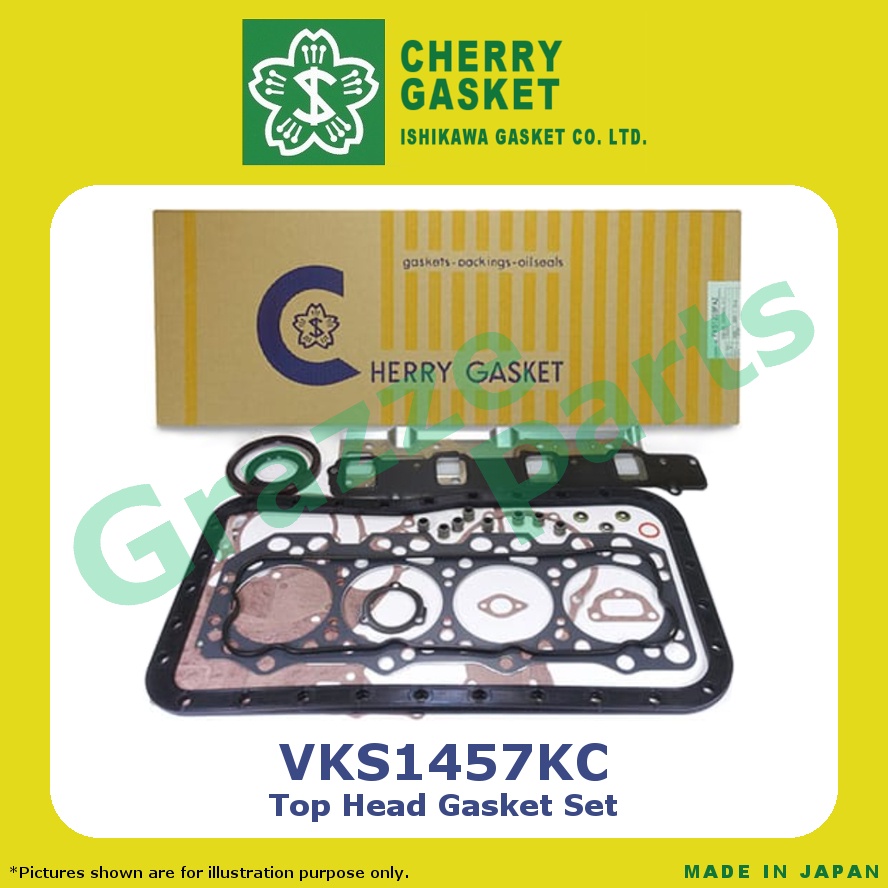 Cherry 100% Japan Head Top Gasket Set VKS1457KC for Proton Saga Megavalve Iswara LMST Wira ...