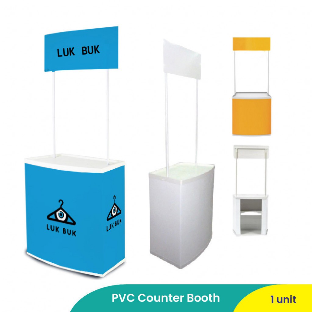 PVC COUNTER BOOTH / PROMOTIONAL COUNTER (included Printing Booth and ...