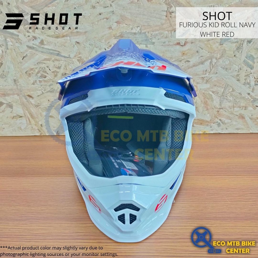 SHOT FURIOUS KID ROLL HELMET ( MTB / BMX HELMET ) | Shopee Malaysia