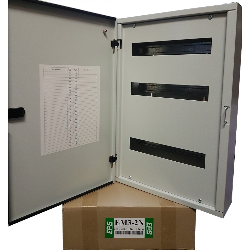 EPS Metal Clad MCB Box (EPS EM3-2N 3Row 45Way/ EM3M2N 3Row 38Way Can ...