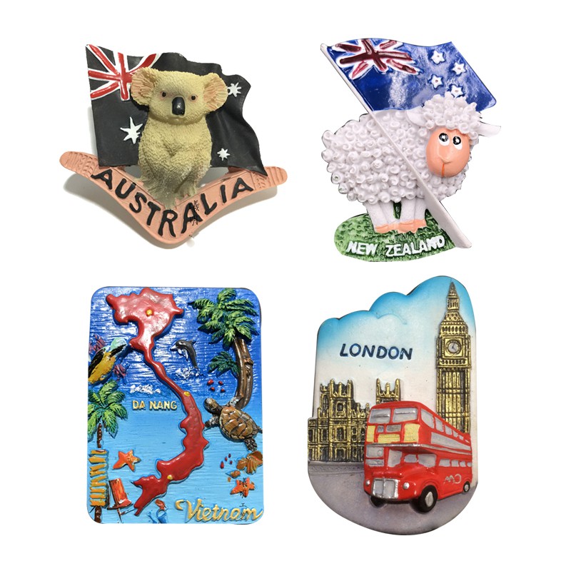 Magnetic Souvenir Fridge Magnet Sticker New Zealand London Bridge ...