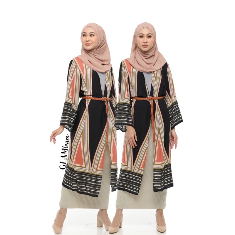 LIZZY LONG CARDI(Black) | Shopee Malaysia