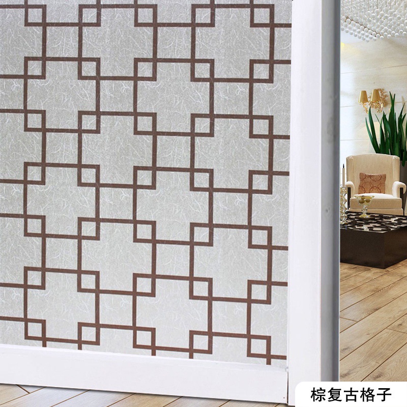 5 meter glass film Window Glass Sticker Home Office Bedroom Bathroom ...