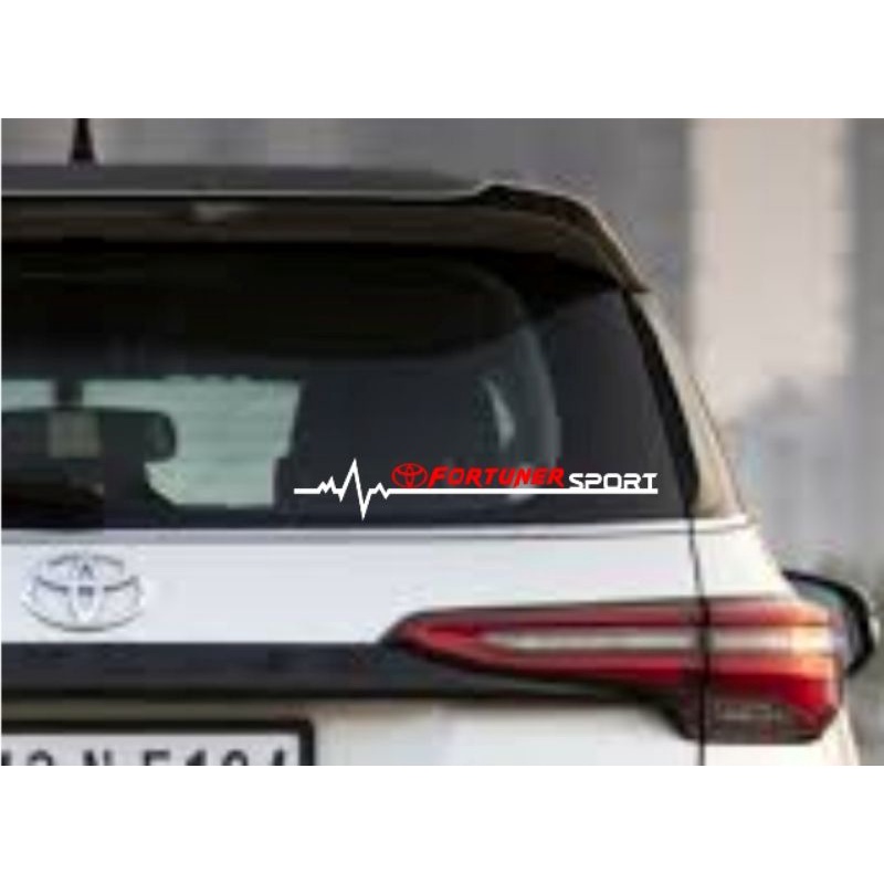 Toyota Fortuner Sport Sticker Design for Rear Windshield | Shopee Malaysia