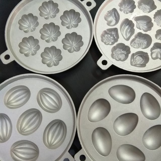 Traditional aluminum bahulu mould/kuih mould/acuan kuih bahulu mould ...