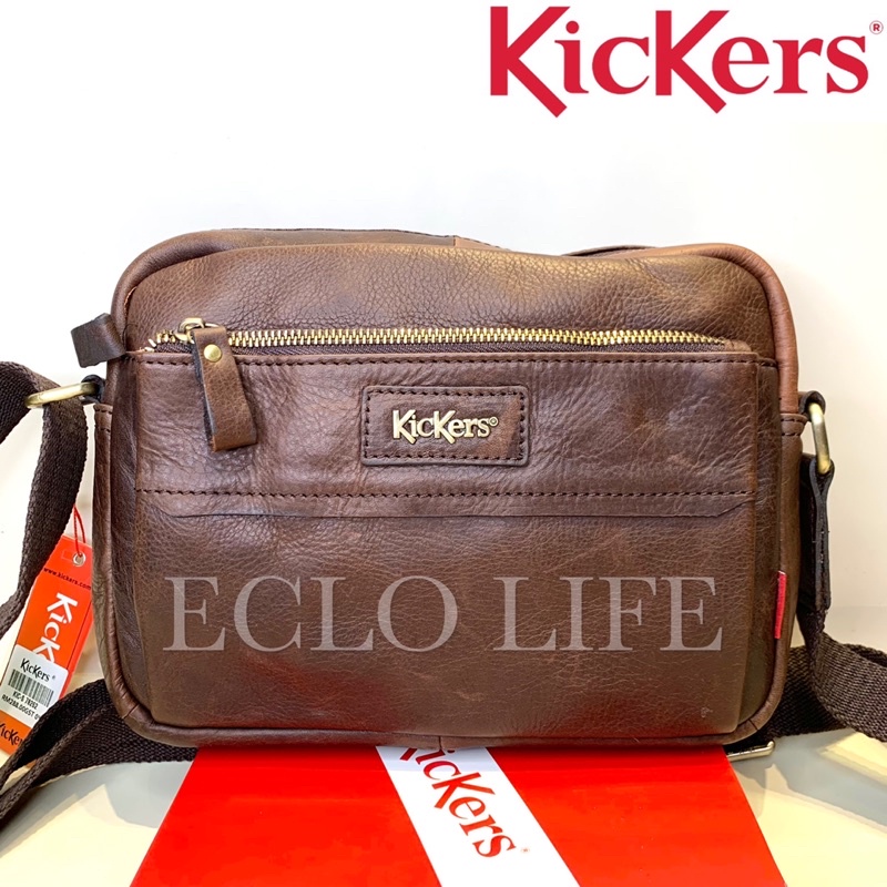 Kickers Sling Bag Genuine Leather 100% Original [78262] | Shopee Malaysia
