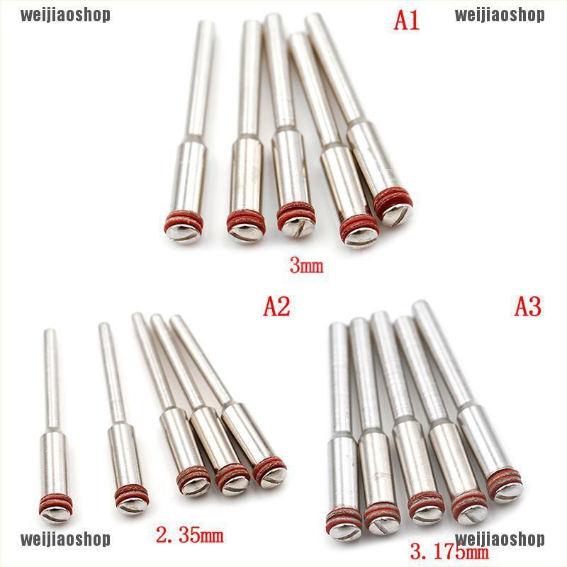 Weijiao2☆ 5Pcs 3Mm/2.35Mm/3.175Mm Screw Mandrel Shank Cut-Off Wheel ...
