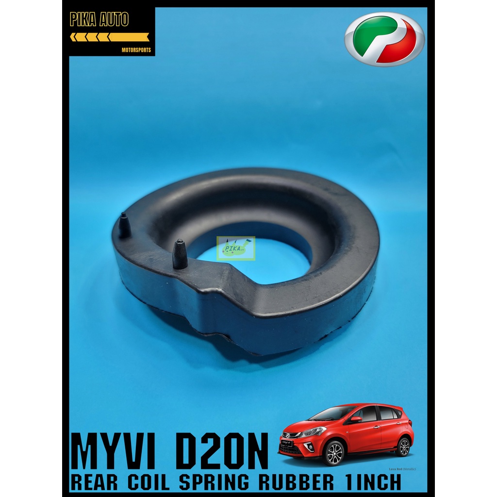 PERODUA MYVI D20N 2017" REAR LOWER COIL SPRING RUBBER 1INCH / TAMBA ...