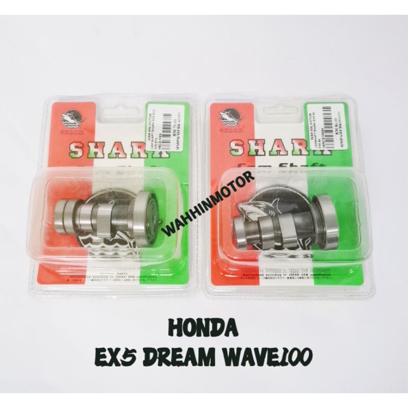 Honda Ex5 Dream Wave100 W100 MR1 MR3 CT100 DEMARK DEMAK Cam Shaft TOKAHI IKK SHARK YTEQ Camshaft ...