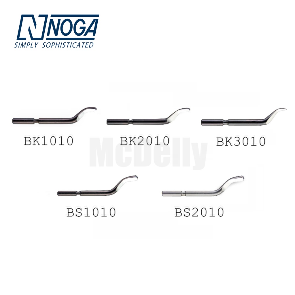 NOGA BK1010, BK2010, BK3010, BS1010, BS2010 Deburring Blades (10pcs) 诺佳 ...