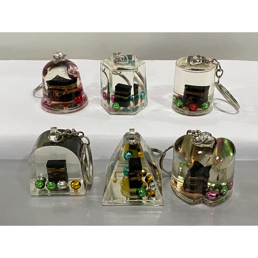 GANTUNGAN Kaaba Mecca Keychain 1 dozen 12pcs By Haji Umroh Cimahi ...