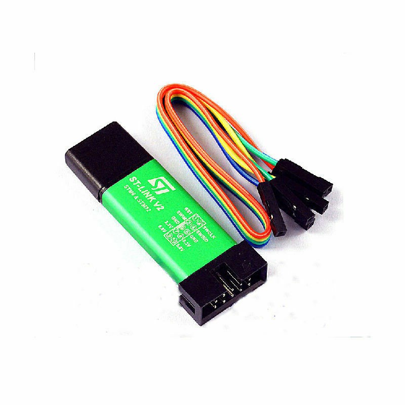 Mini ST-Link V2 stlink Emulator Downloader STM8 STM32 With Metal Shell ...