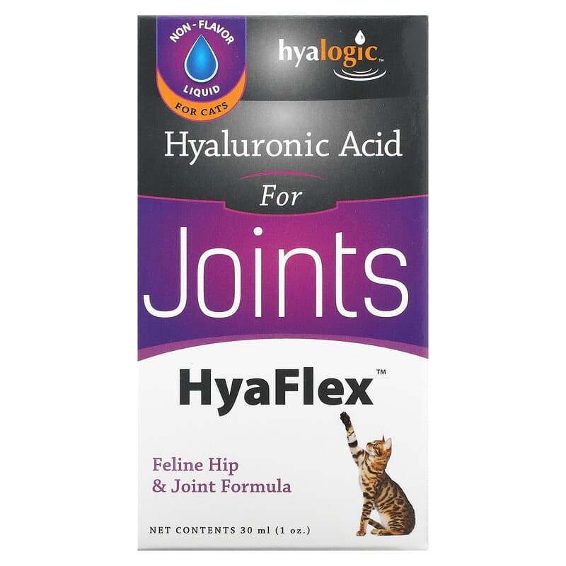 Hyalogic, Hyaluronic Acid, HyaFlex, For Cats, 1 oz (30 ml) | Shopee ...