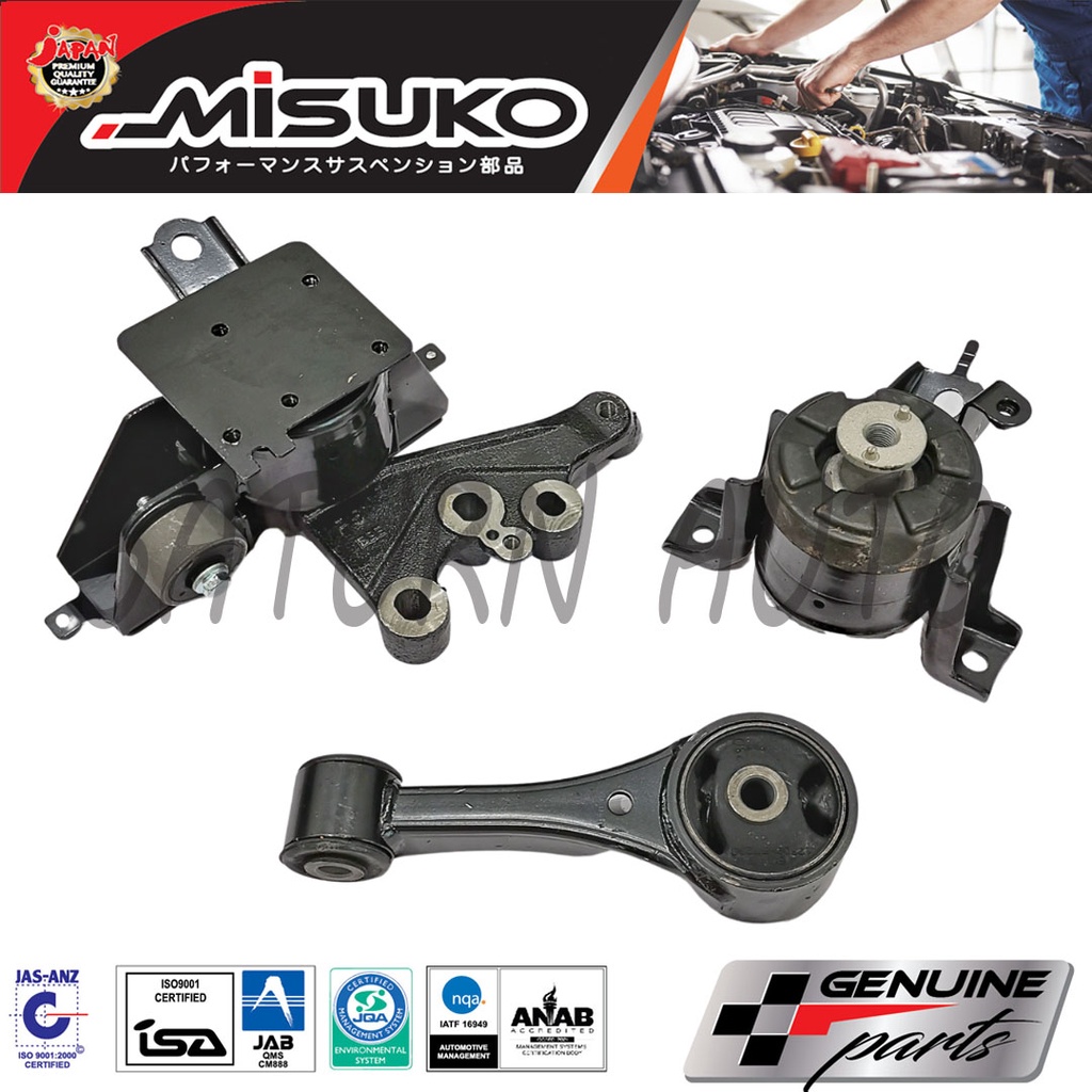 PERODUA MYVI 2017 D20N AUTO ENGINE MOUNTING KIT SET BRAND MISUKO 1 SET ...