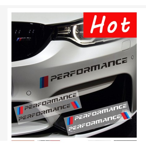 M Performance Car side decoration decal sticker for BMW E38 E39 E46 E53 ...