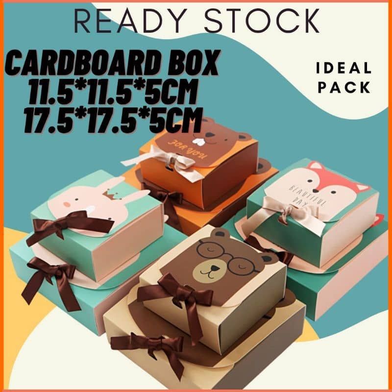 Doorgift Cardboard Box Wedding gift box cartoon Birthday packing ...